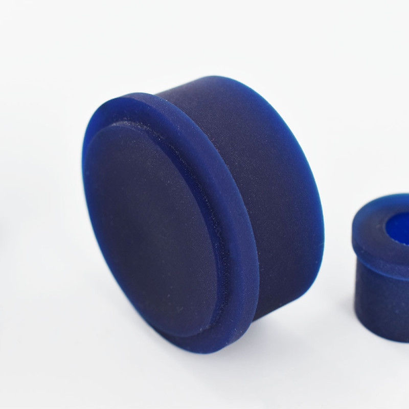 Custom Cut Blue Polyurethane 50ShA Piece.