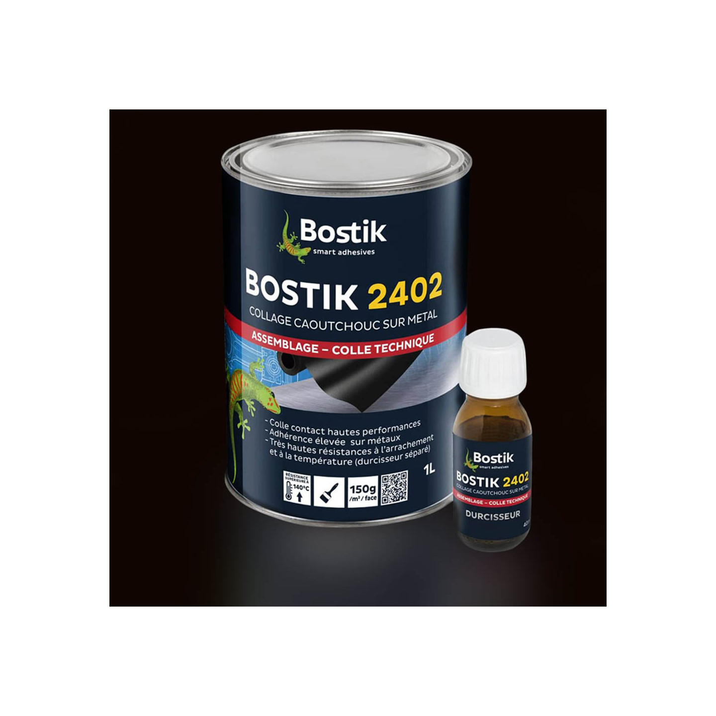 Bostik special rubber on metal adhesive - High performance