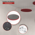 Acoustic Panel for Ceiling and Round Wall