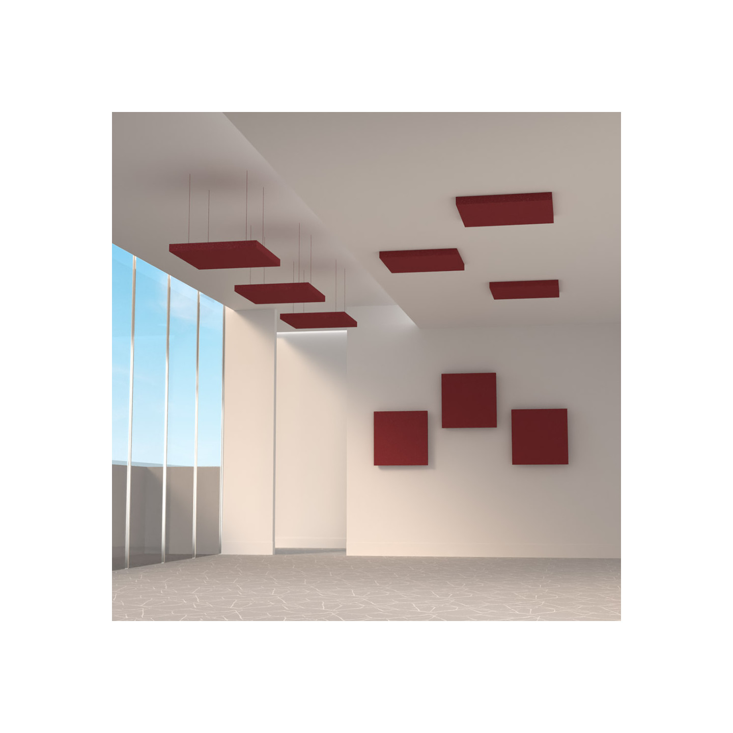 Acoustic Panel for Square Ceiling and Wall